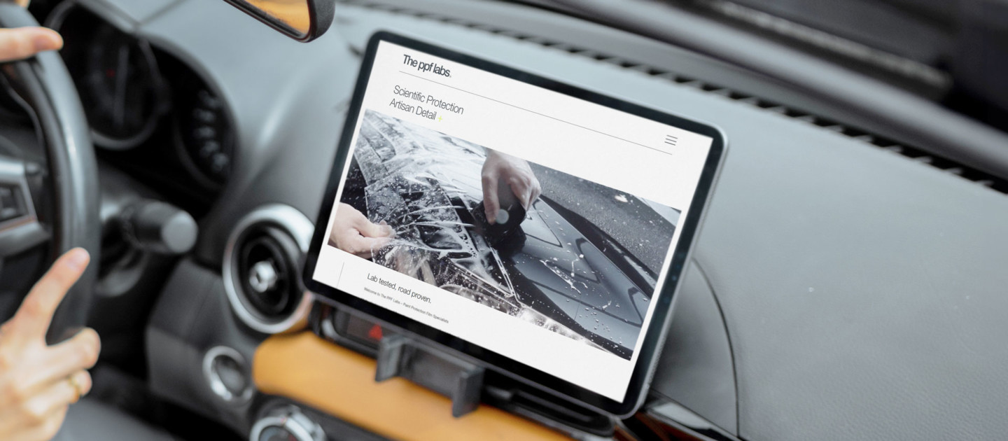 Precision, Artisan-designed Website for Automotive Protection
